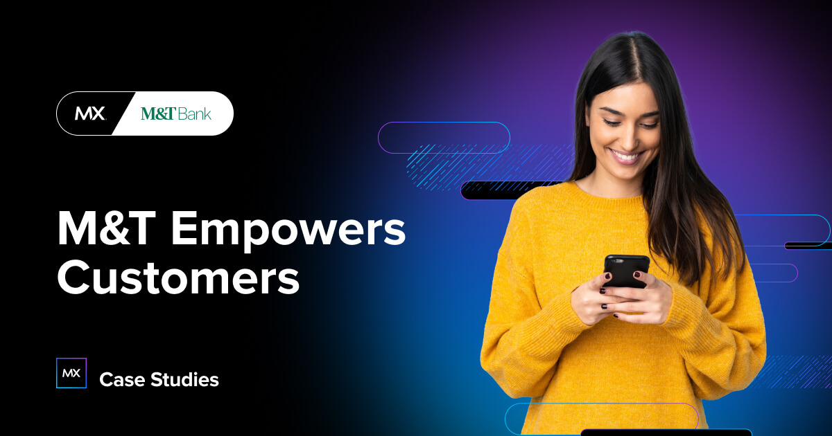 M&T Bank Empowers Consumers with MX PFM Tools