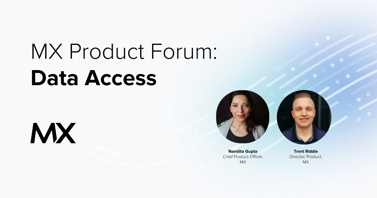 MX Product Forum: Data Access