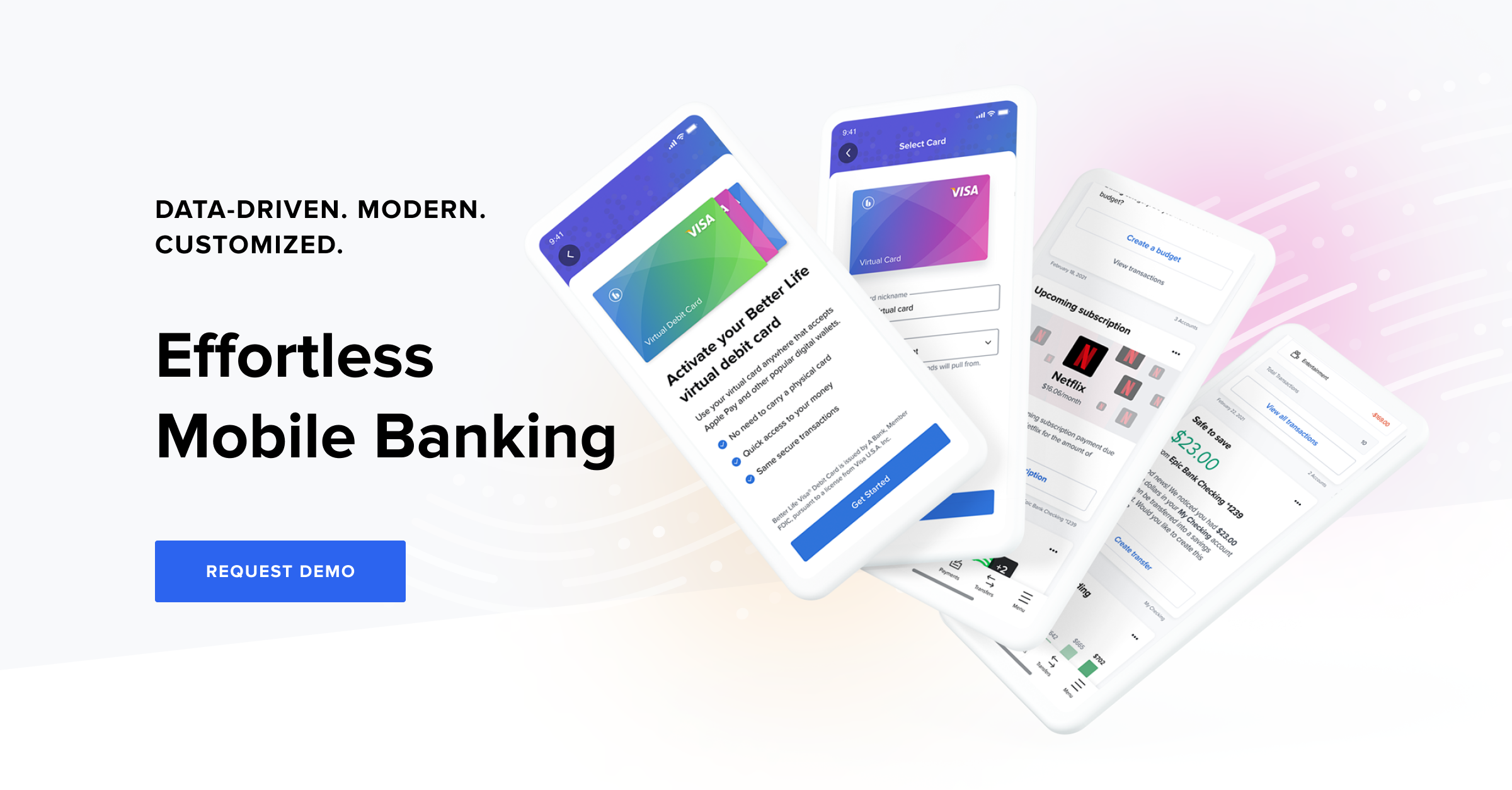 Data-Driven, Modern, and Effortless Mobile Banking | MX