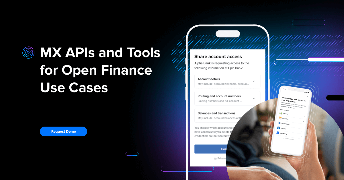MX APIs and Tools for Open Finance Use Cases